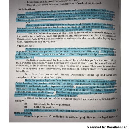 Arbitration mediation & conciliation | PDF