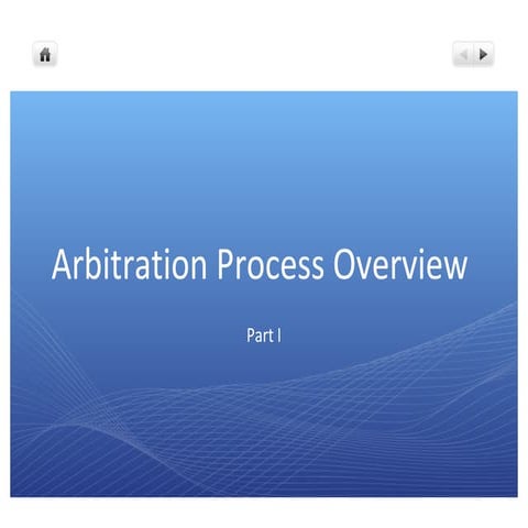 Arbitration processpt1 | PPT