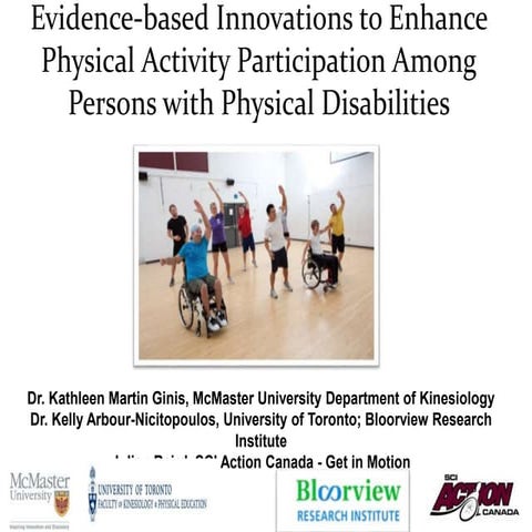 Evidence-based innovations to enhance physical activity participation ...