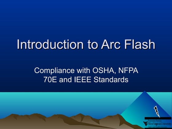 Arc Flash Training | PPT