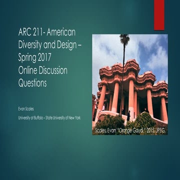 ARC 211: American Diversity and Design: Melanie Lee | PDF