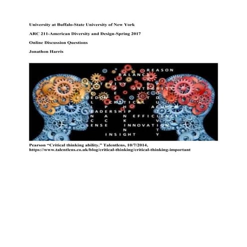 Arc 211 american diversity and design suyash singhal | PDF