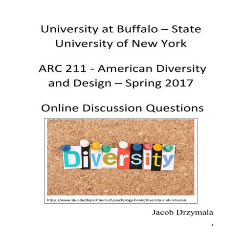 ARC 211: American Diversity and Design: Melanie Lee | PDF