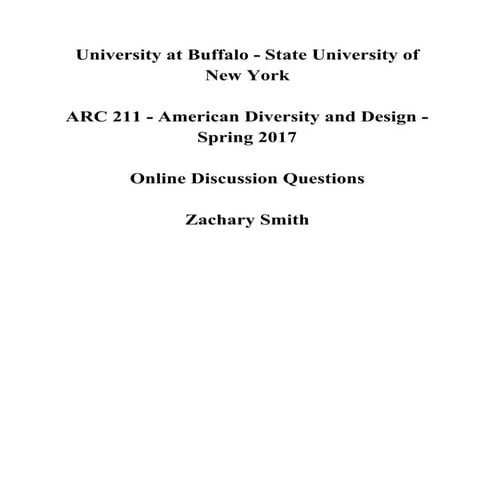 ARC 211: American Diversity and Design: Shawn Vacanti | PPTX