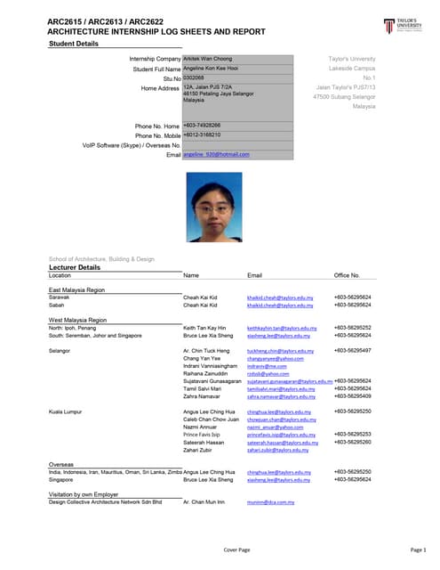 Intern Log sheet | PDF