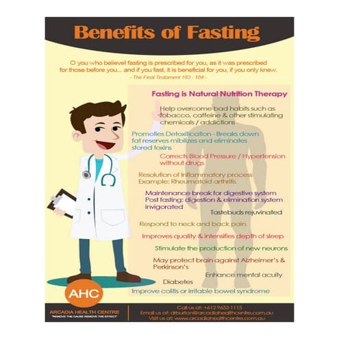 Benefits of Fasting | PDF | Nutrition | Healthy Living