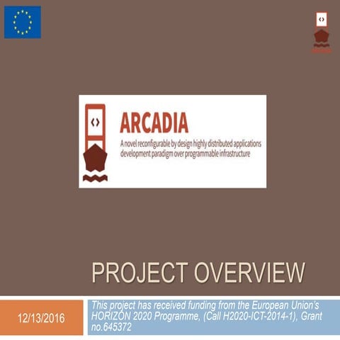 Arcadia project overview | PPT