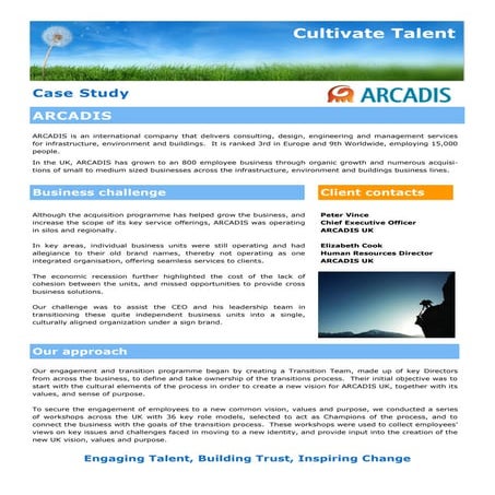 ARCADIS UK Case Study | PDF