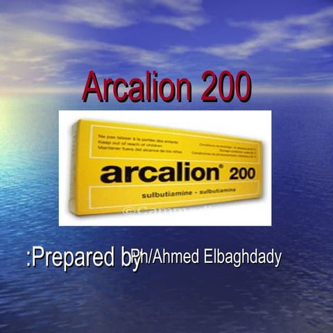 Arcalion 200 | PPT