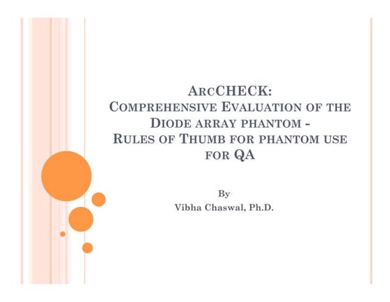 Linear Accelerator Acceptance, Commissioning and Annual QA | PDF