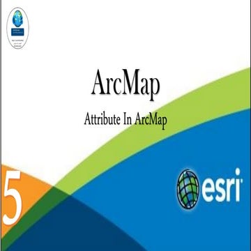 Arcgis l5 | PDF