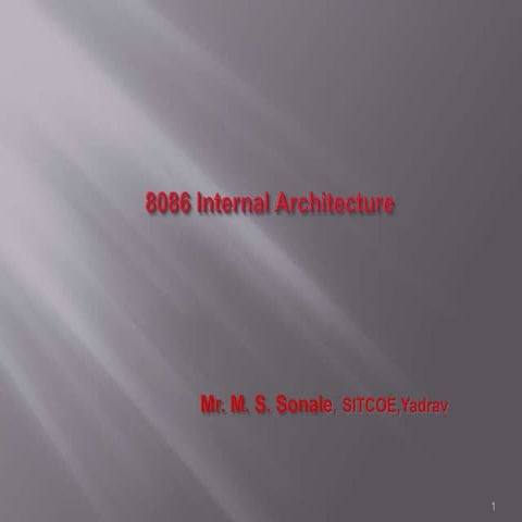 Arch 8086 Ppt 2486