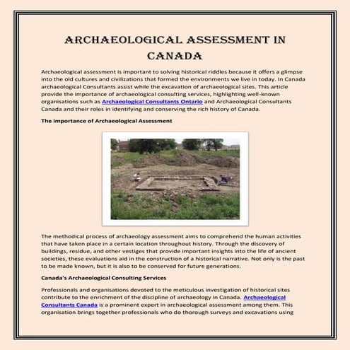 Archaeological Assessment in Canada.pdf
