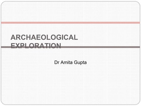 An introduction to archaeology | PPT