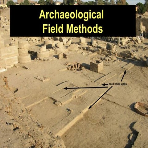 Archaeology Field Methods | PPT