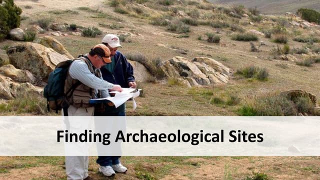 Excavation Methods in Archaeological Research & Studies | PPTX