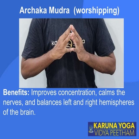 ArchakaMudra (worshipping gesture mudra) | PPT