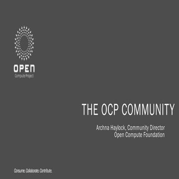 Ocp recommended profiles for next generation OCP Racks | PPTX