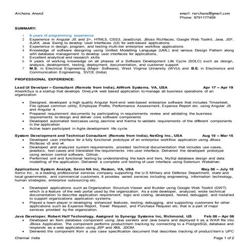 Archana resume 2019 | DOCX