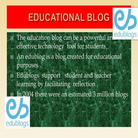Edublogs PowerPoint | PPT