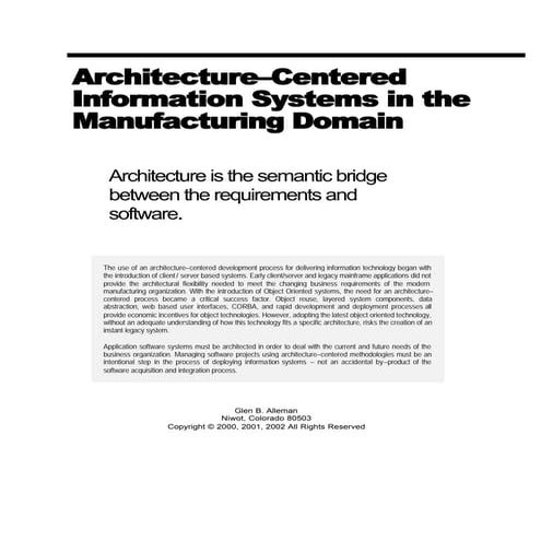 Integrated Master Plan | PDF