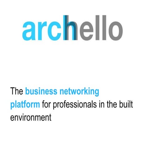 Archello short introduction | PPT