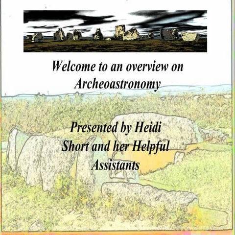 Archeoastronomy | PPT