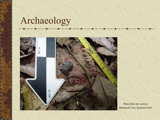 An introduction to archaeology | PPTX