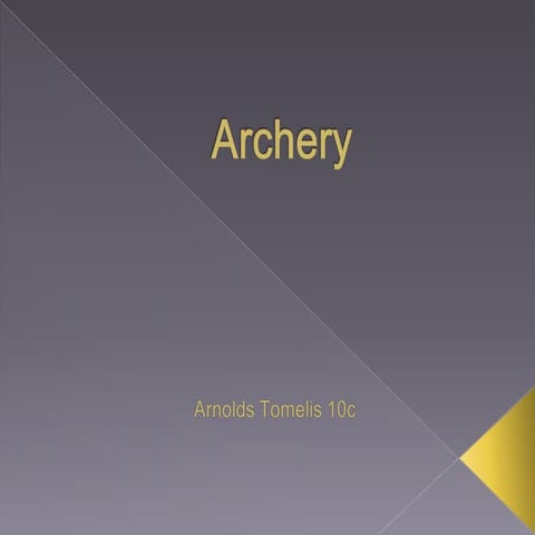 Archery | PPTX