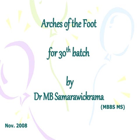 Arches of the Foot.ppt