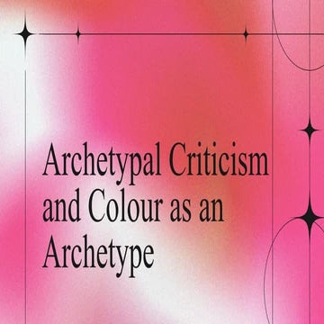 Archetypal Criticism | PDF