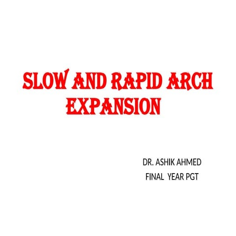 hygenic rapid maxillary expansion in orthodontics | PPT