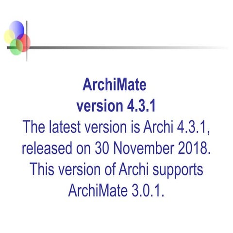 Archi-Lab three-archimate-3.0.1-ver..ppt