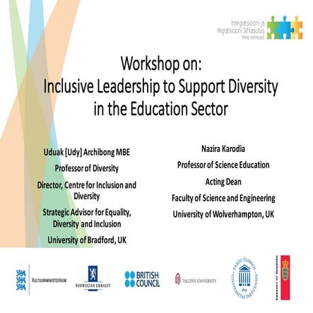 Inclusive leadership to support diversity in education sector | PDF