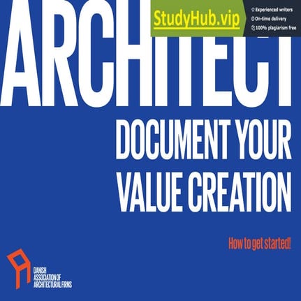 Architect - Document Your Value Creation | PPT