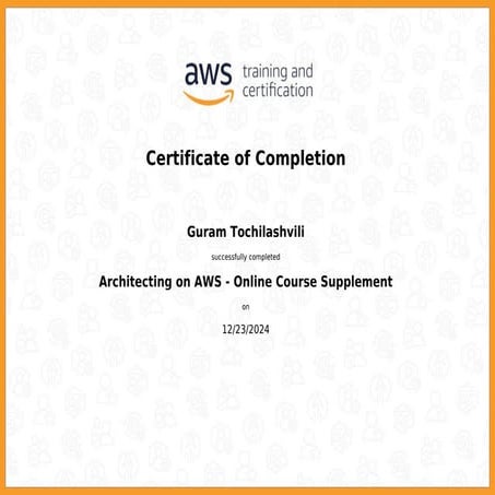 Architecting on AWS | PDF