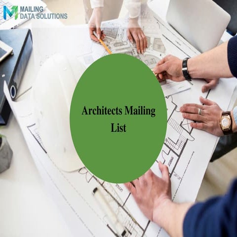 Connect with professional architects using Mailing Data Solutions ...