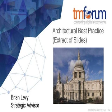 Architectural best practice (extract) tmf | PPT