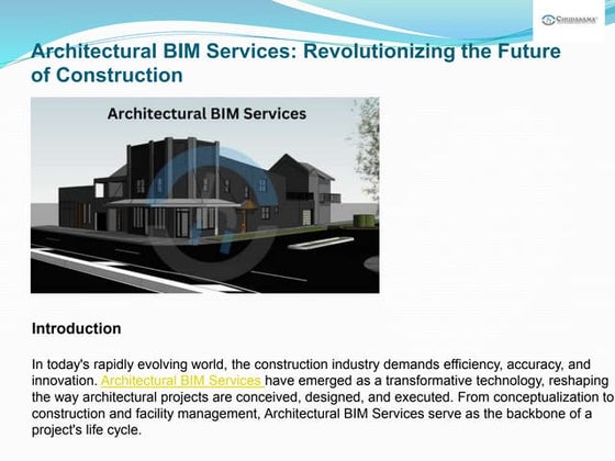 Architectural BIM Services | Building Information Modelling | PDF