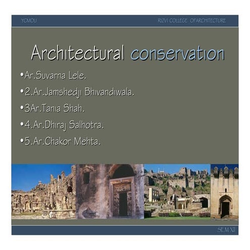 Architectural Conservation | PPT