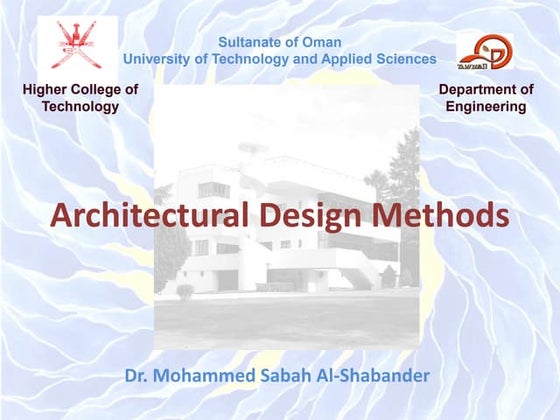 Theory of Architecture One, Lecture 1.pdf