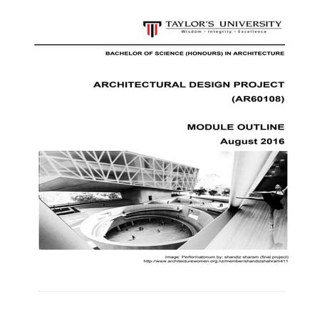 Architectural design project module outline august 2016 | PDF