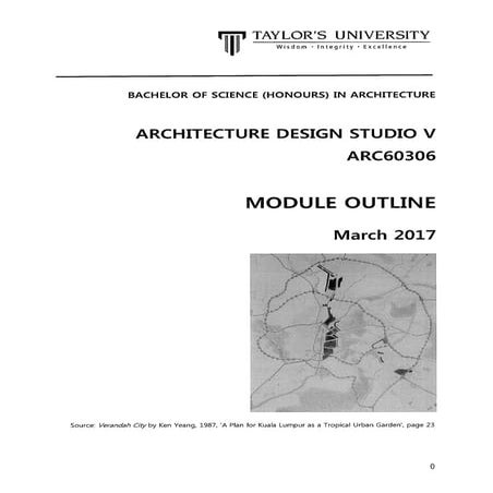 SEM 5 : DESIGN STUDIO V MODULE OUTLINE | PDF
