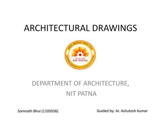 Architectural working drawing | PPT