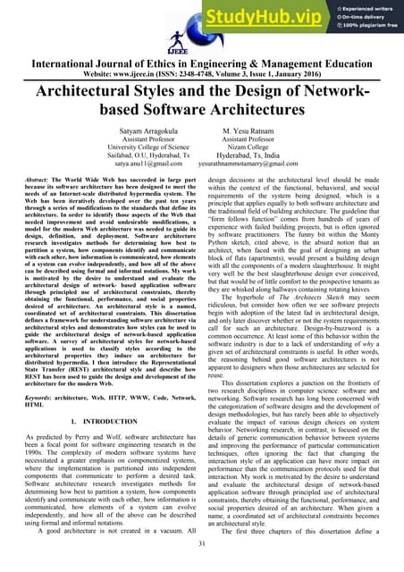 Model Based Software Architectures Ppt