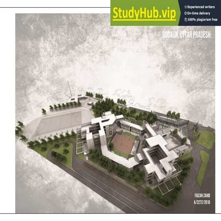 Architectural Thesis Inclusive Centre For Learning In Context Of A Dargah Of Budaun | PDF