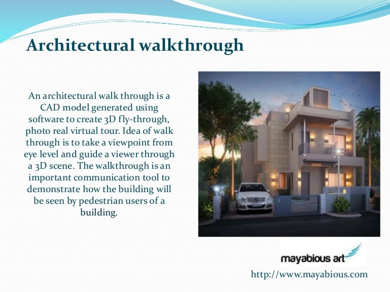 Architectural walkthrough