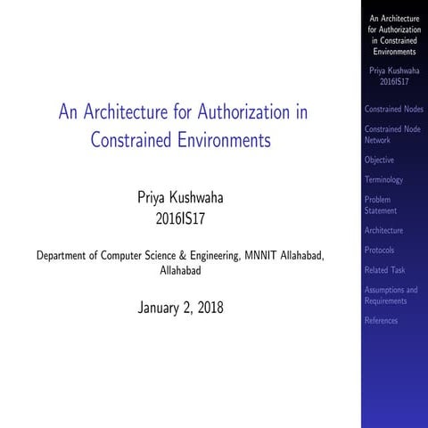 Architecture Authorization Constrained Ppt 6529