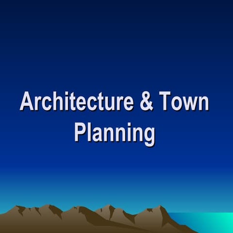 Architecture Presentation 1 | PPT