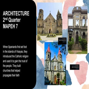 ARCHITECTURE 2nd Quarter Arts Grade 7 last lesson | PPTX